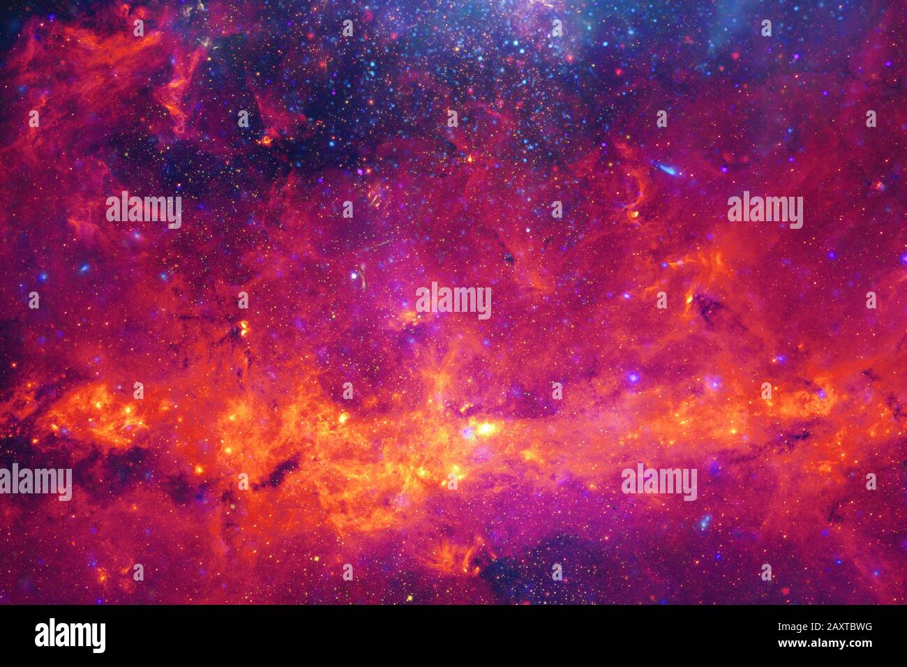 Infinite space with nebulae and stars. Elements of this image furnished ...