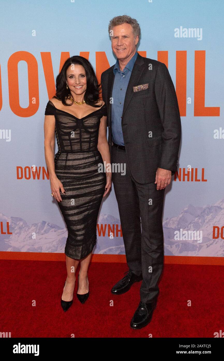 Julia Louis-Dreyfus and Will Ferrell attend the premiere of "Downhill ...