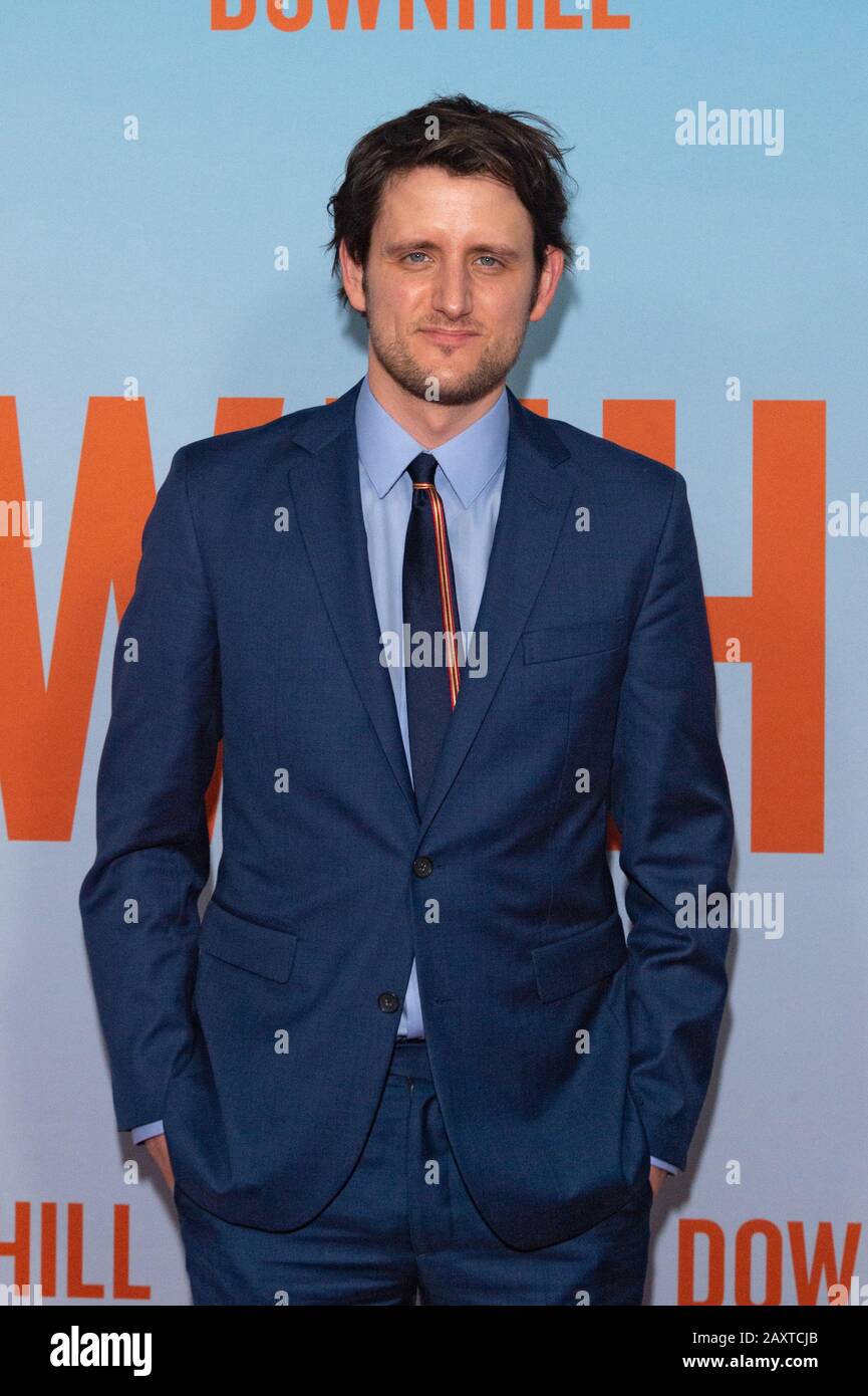 Zach Woods attends the premiere of "Downhill" at SVA Theater Stock ...