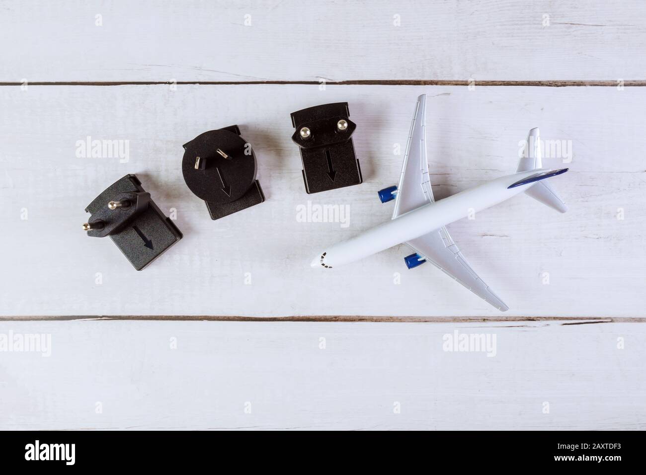 Power socket airplane hi-res stock photography and images - Alamy