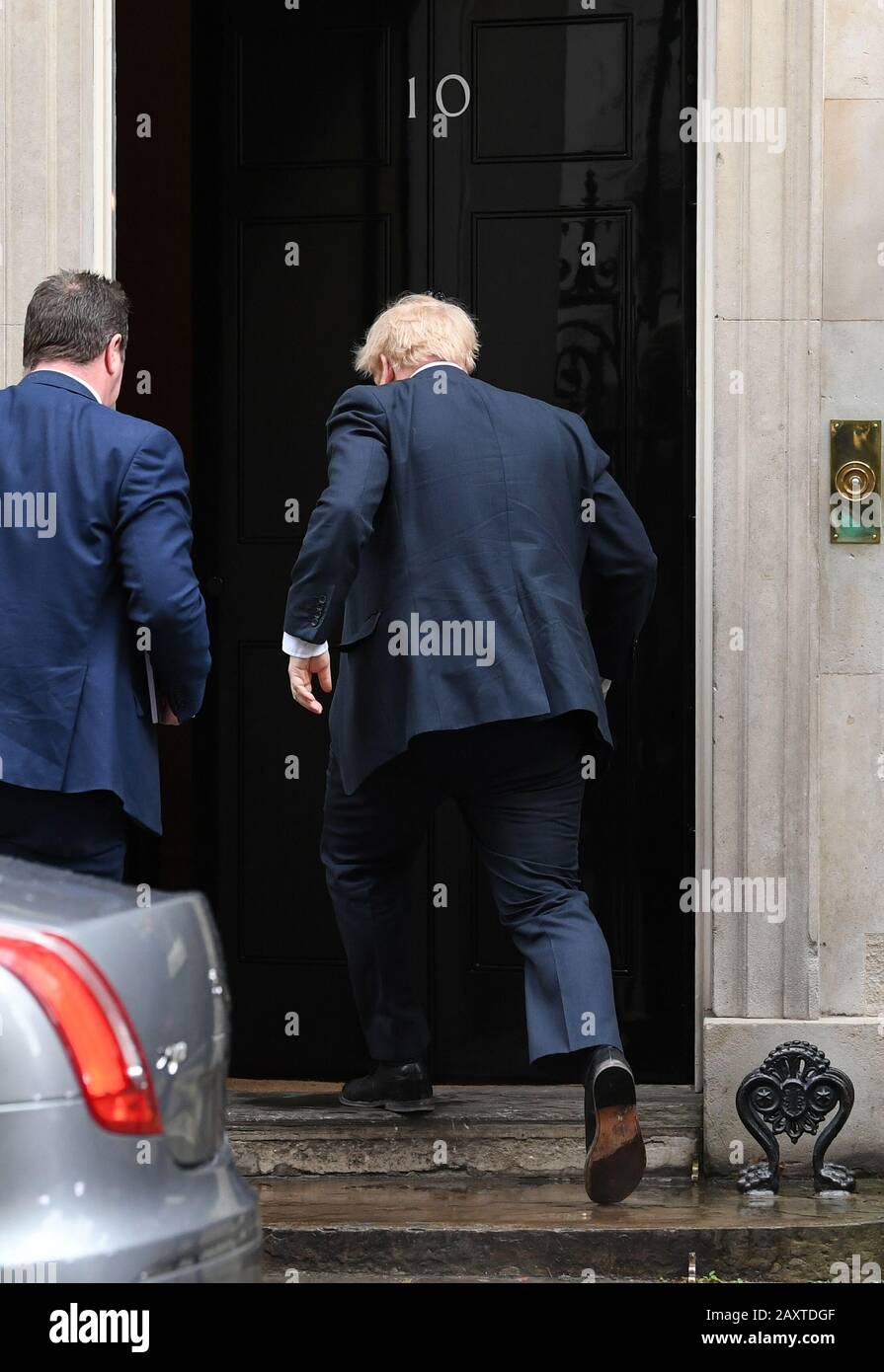 Prime Minister Boris Johnson arriving in Downing Street, London, as ...