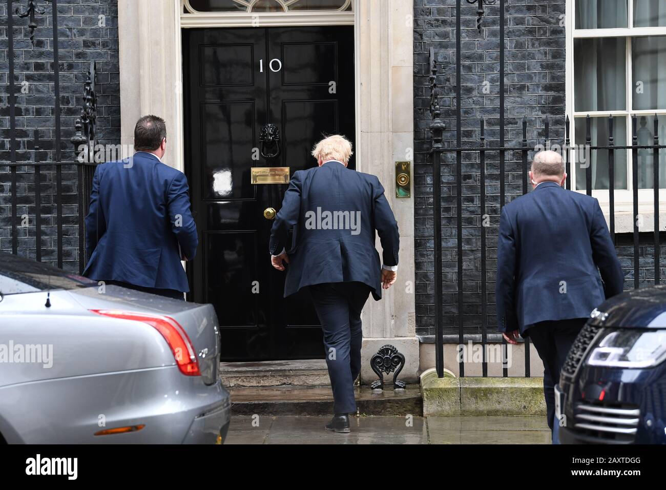 Prime Minister Boris Johnson arriving in Downing Street, London, as ...