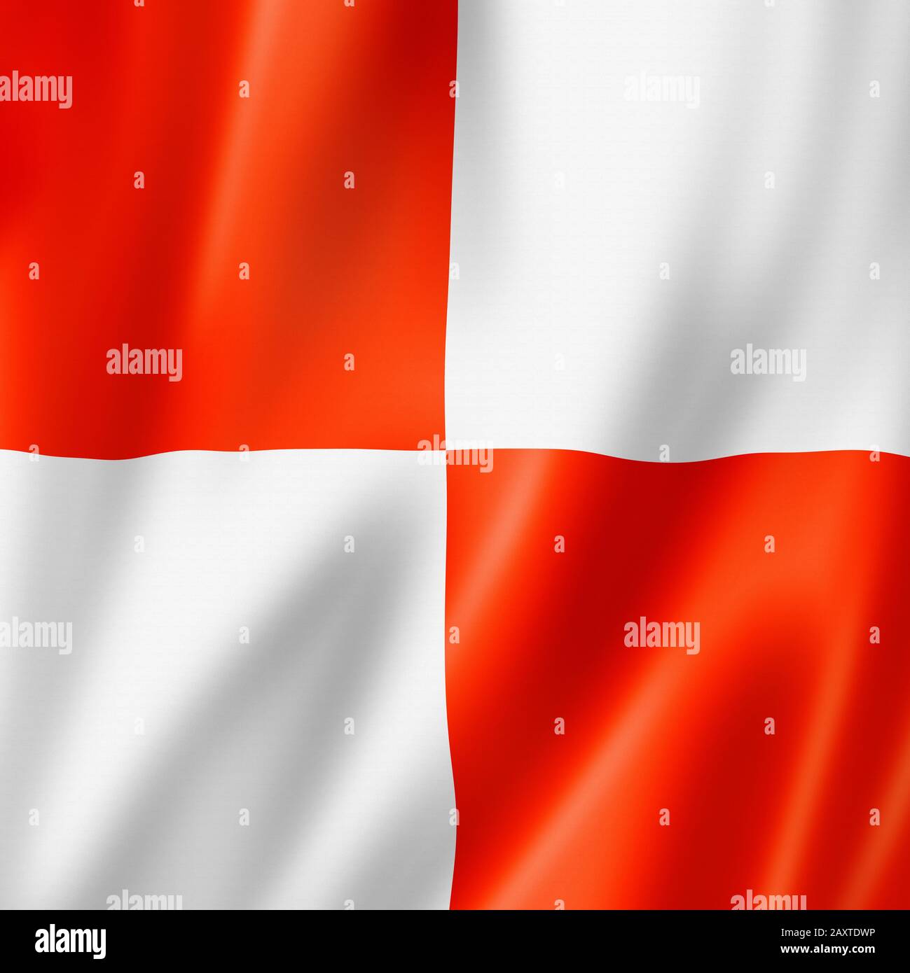 Uniform international maritime signal flag. Nautical letters symbol ...