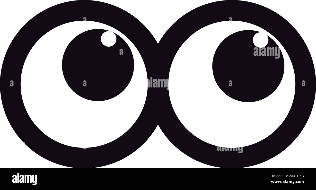Vector sign Optical, curious glance Stock Vector Image & Art - Alamy