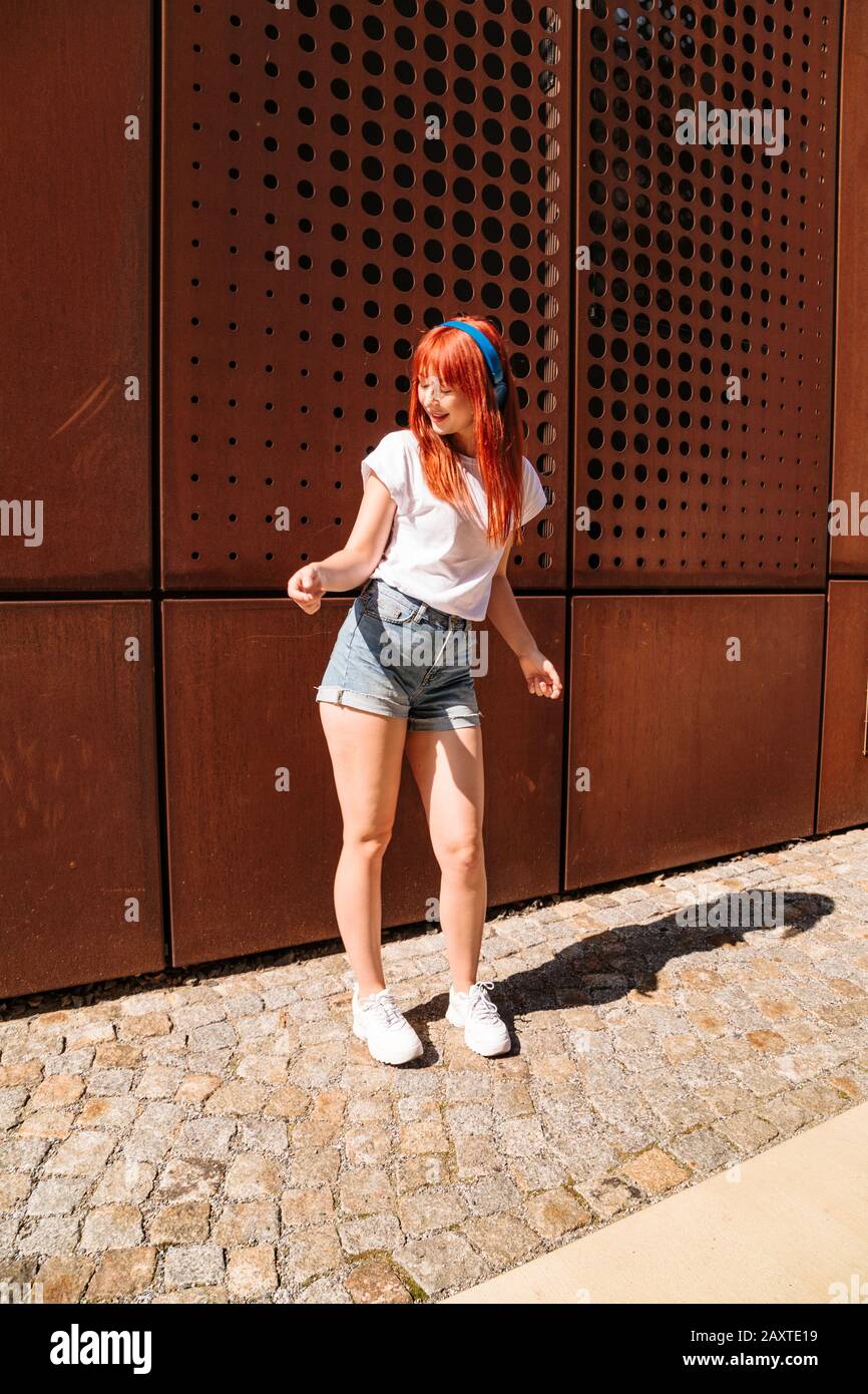 Girl moves in dance isolated hi-res stock photography and images - Alamy
