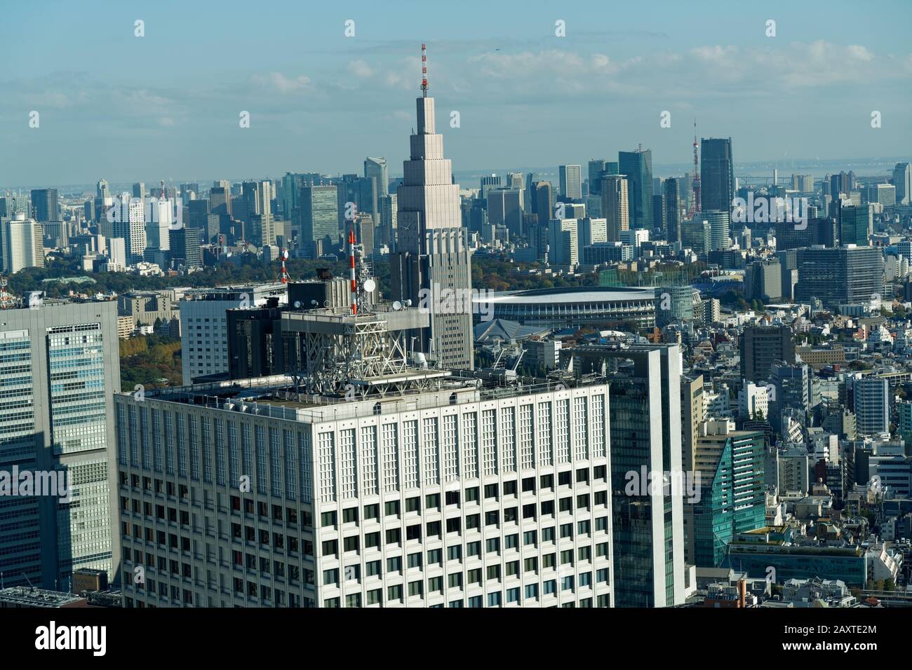 Tokyo city aerial view in morning Japan, shot on sixty megapixel camera ...