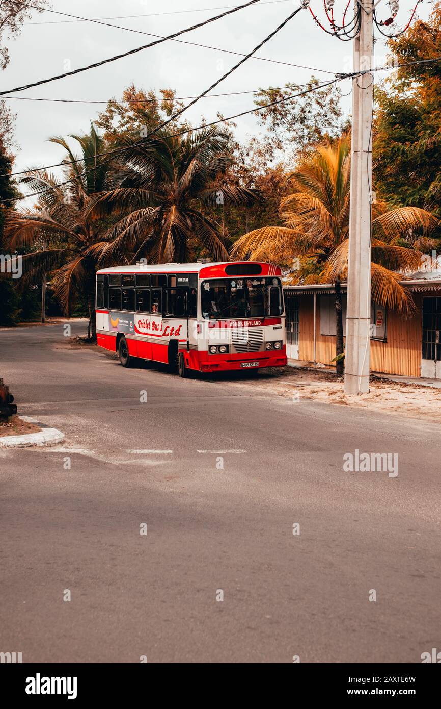 Public transportation in Mauritius Stock Photo - Alamy