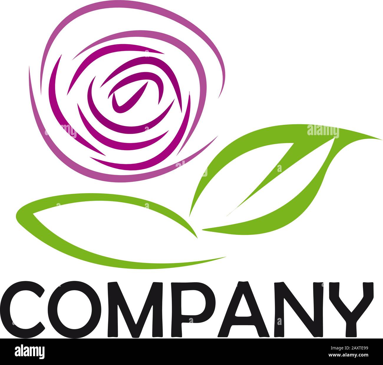 Sketch of flower Stock Vector Images - Alamy