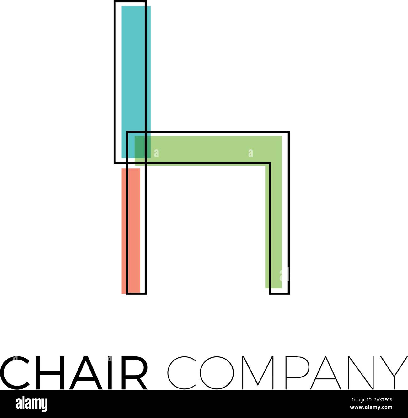 Vector sign stylized chair in iron wire Stock Vector Image & Art - Alamy