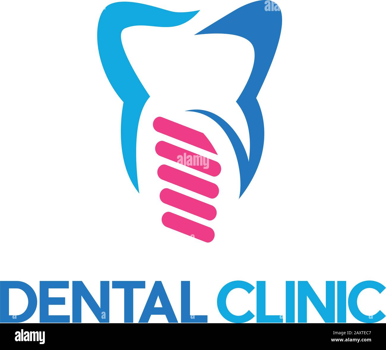 Vector abstract dental implant, screws and tooth Stock Vector Image ...