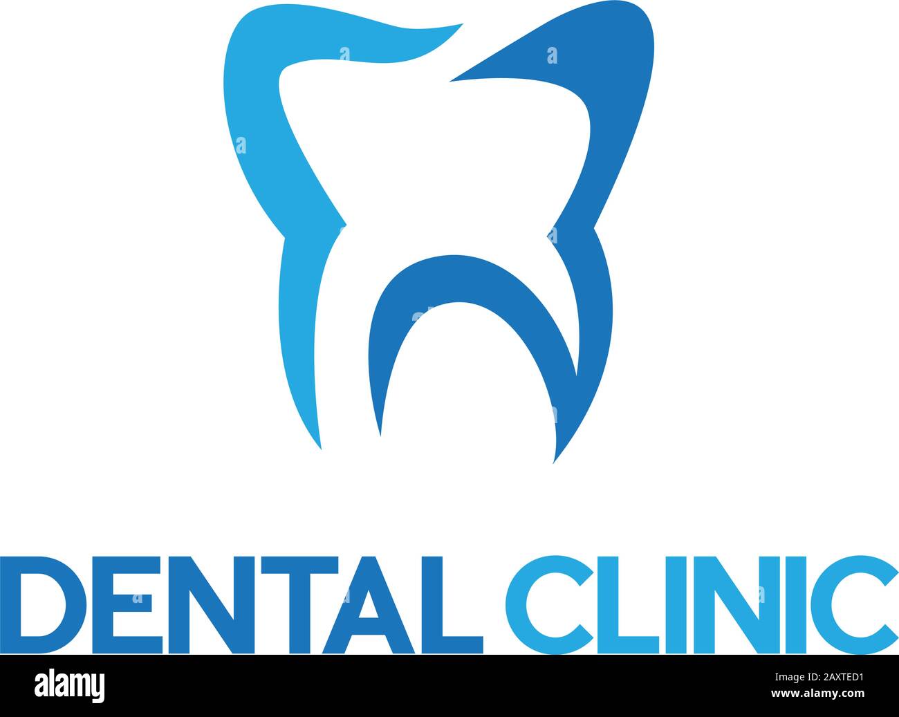 Vector sign abstract tooth. Dental clinic concept Stock Vector Image ...