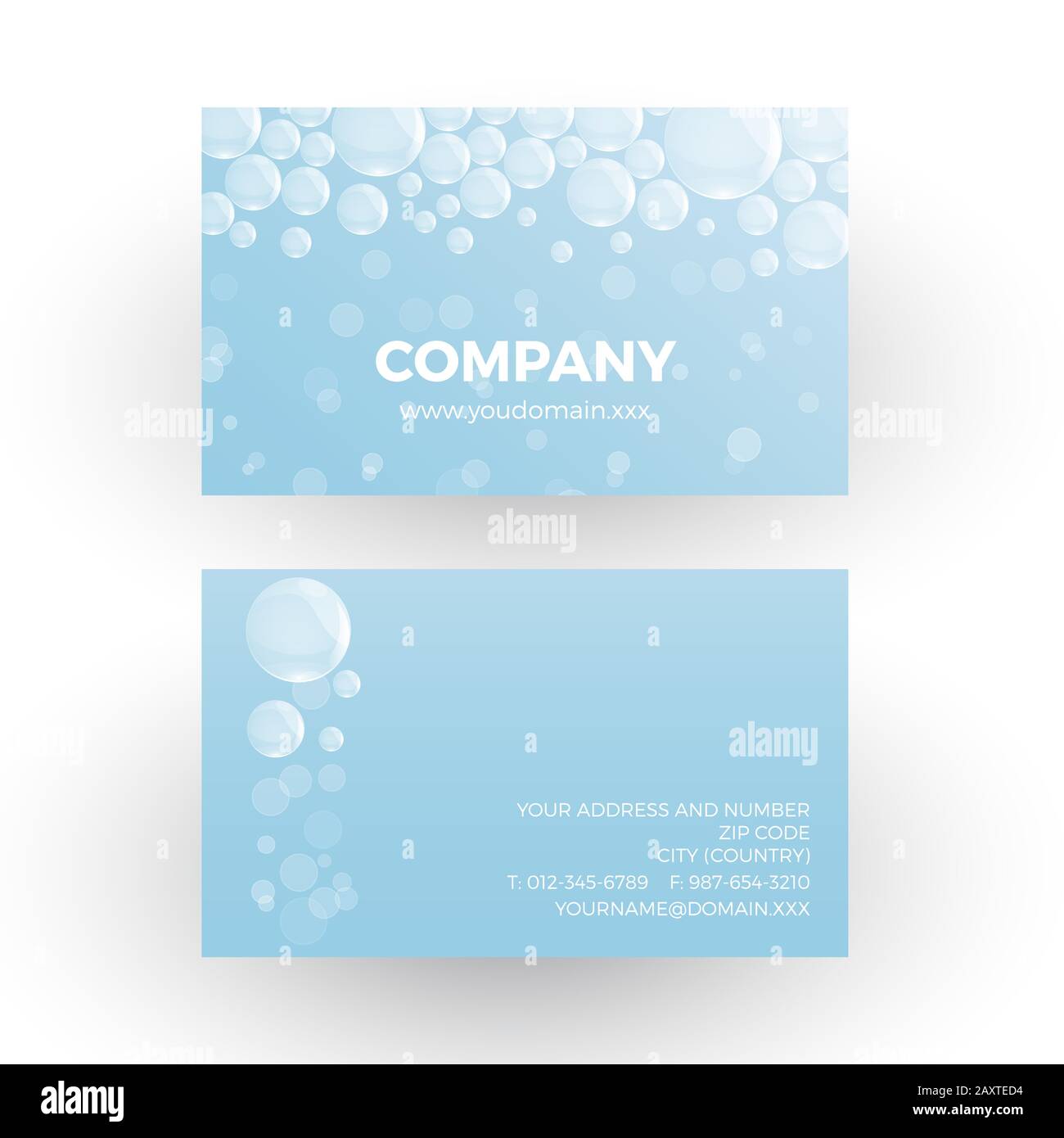 Soap Bubble Business Cards Entry #73 By FMDSGN For Design Some