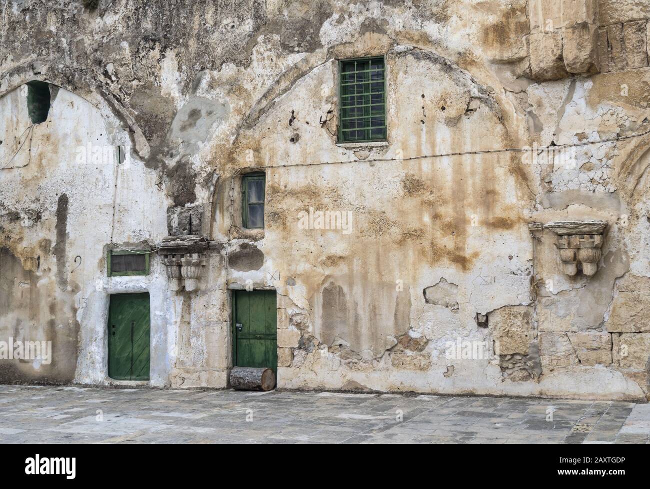 Jerusalem - via dolorosa, monk cells Stock Photo - Alamy