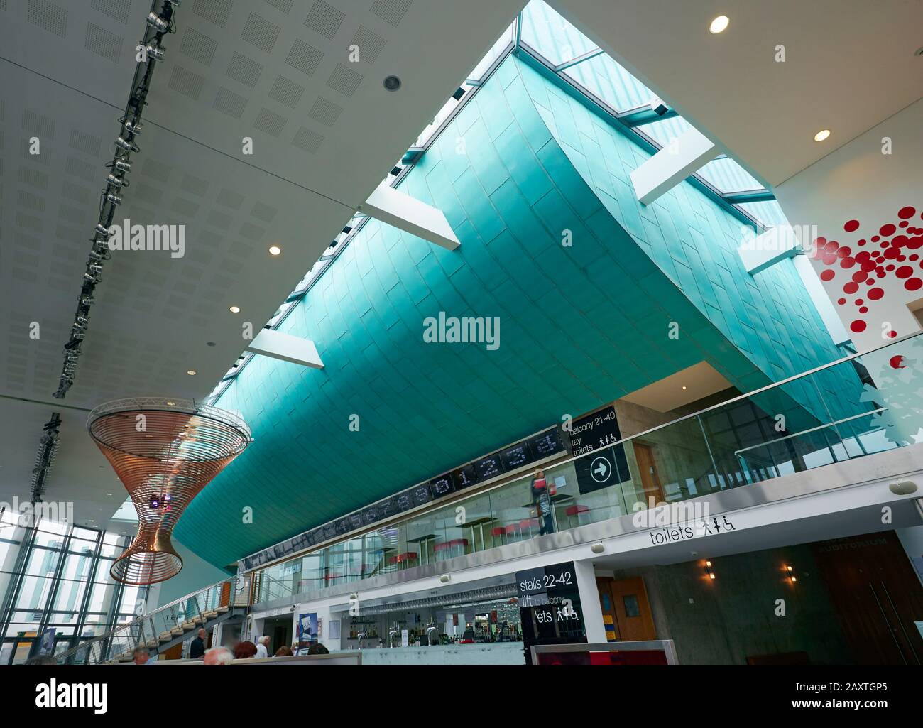 Interior of the Perth Concert Hall in Scotland, architect BDP Glasgow ...