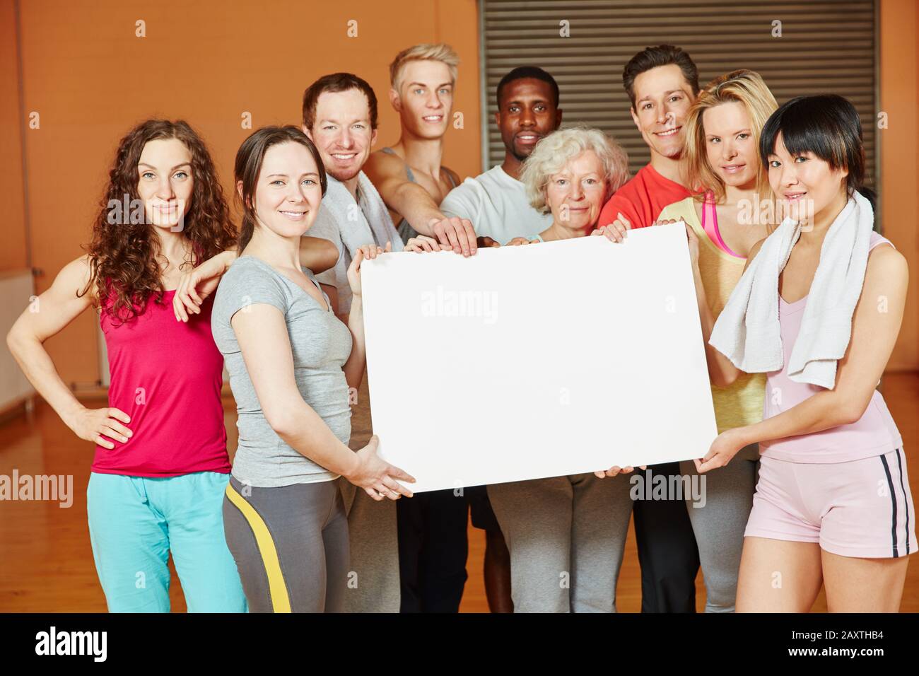 The gym group sign hi-res stock photography and images - Alamy