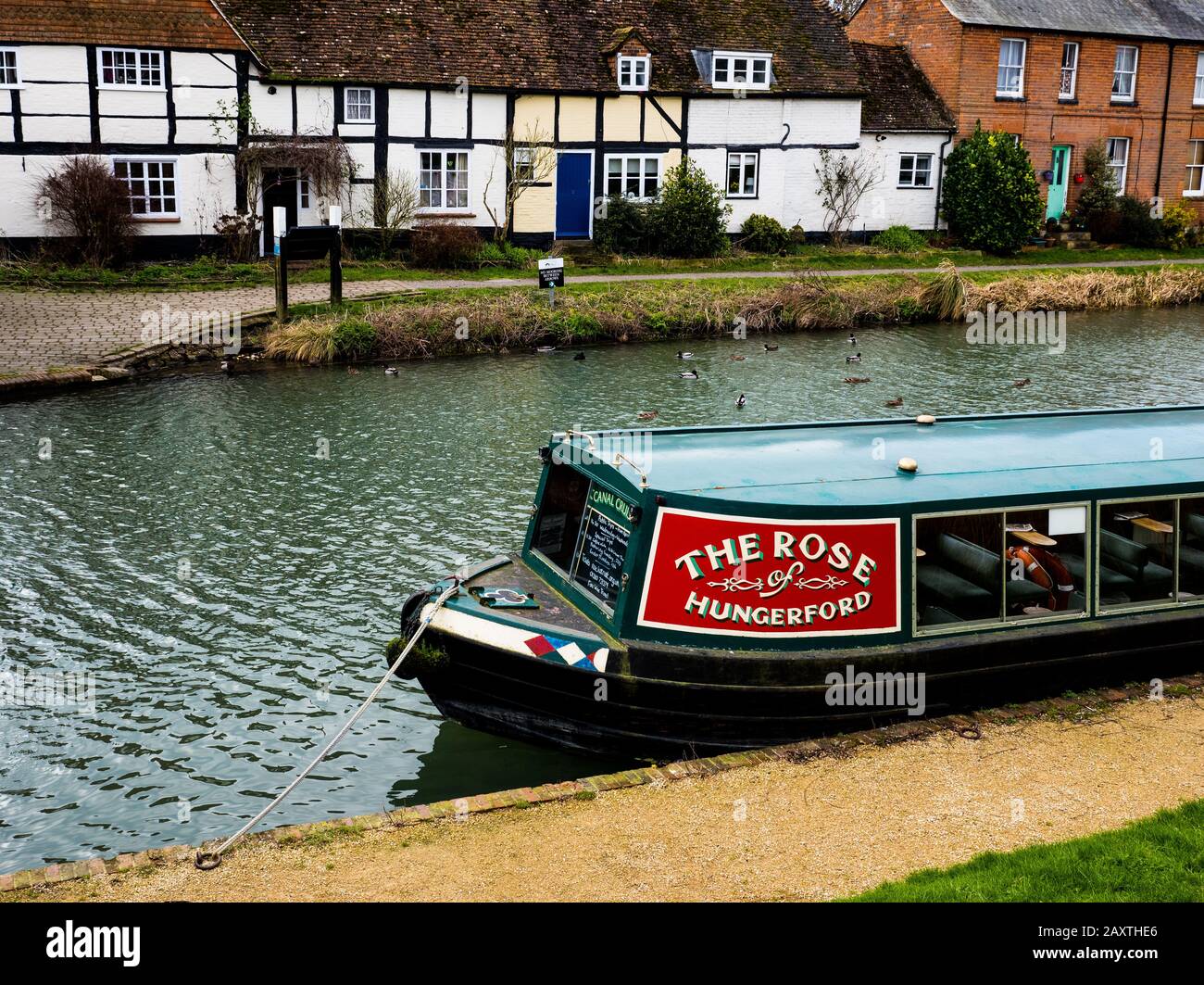The Rose of Hungerford, Narrow Boat, Kennet and Avon Canal Trust, River ...