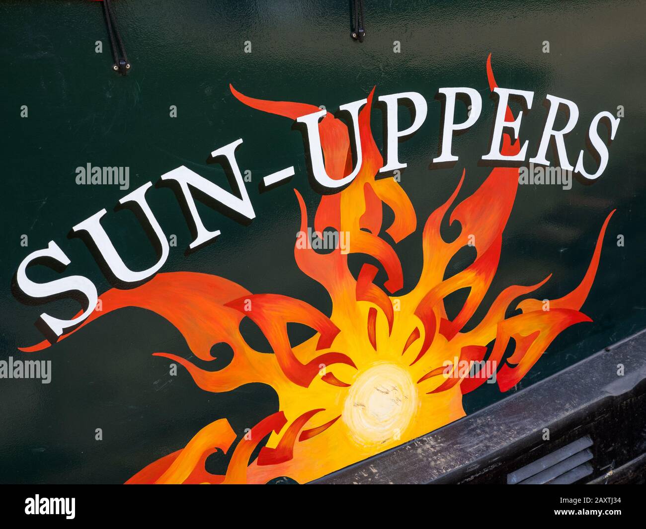 Sun Uppers, Narrow Boat Graphic, Narrow Boat, Kennet and Avon Canal ...