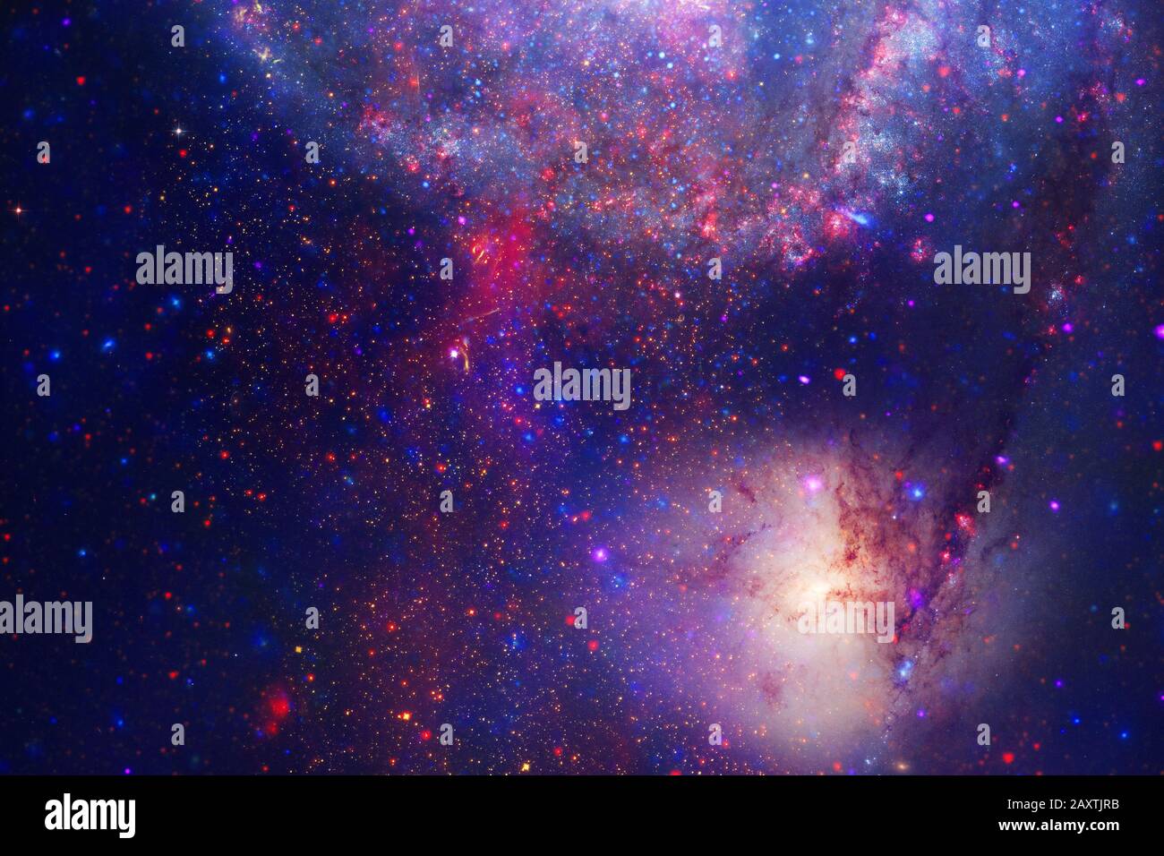 Infinite space with nebulae and stars. Elements of this image furnished ...