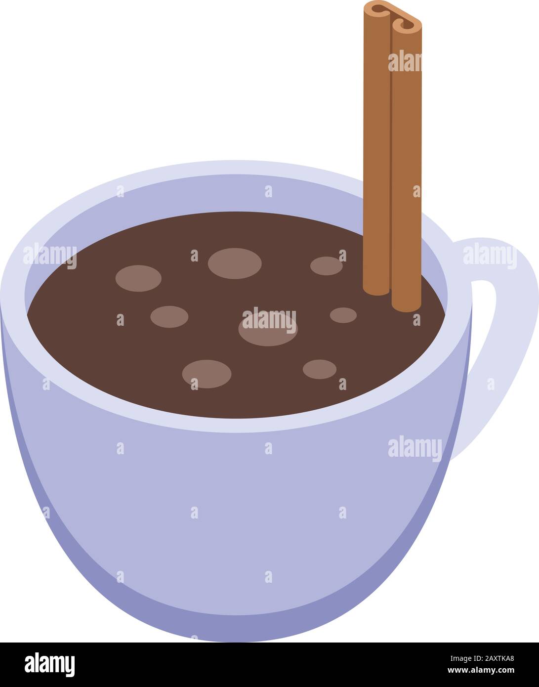 Christmas taste hot cocoa Stock Vector Images - Alamy
