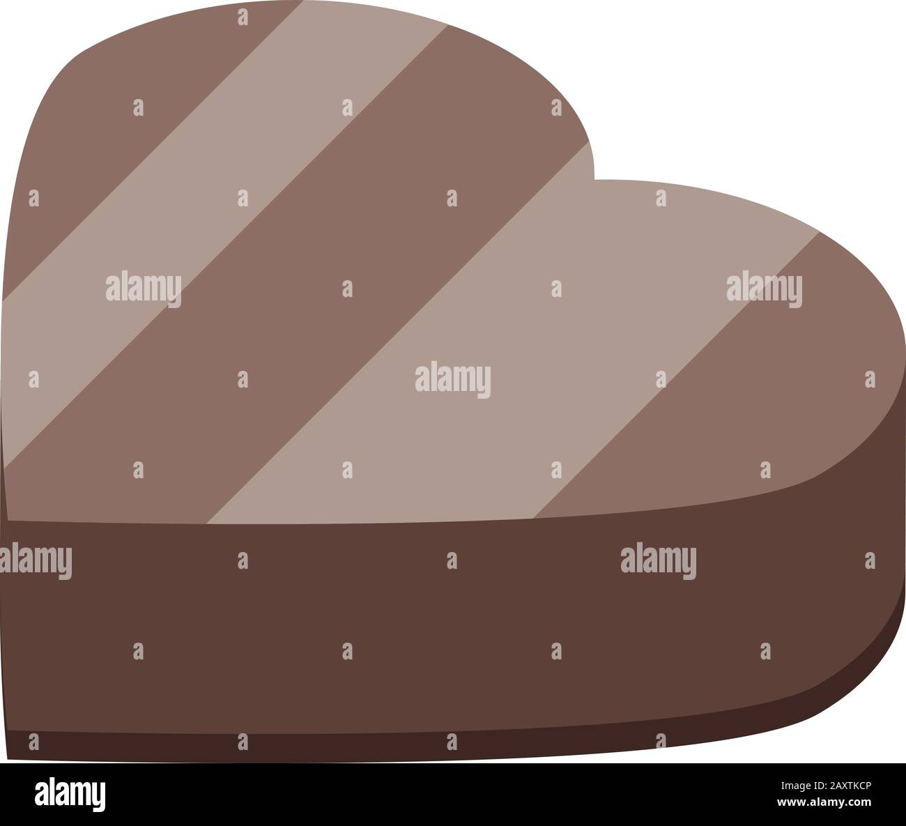 Heart shaped fruit icon Cut Out Stock Images & Pictures - Alamy