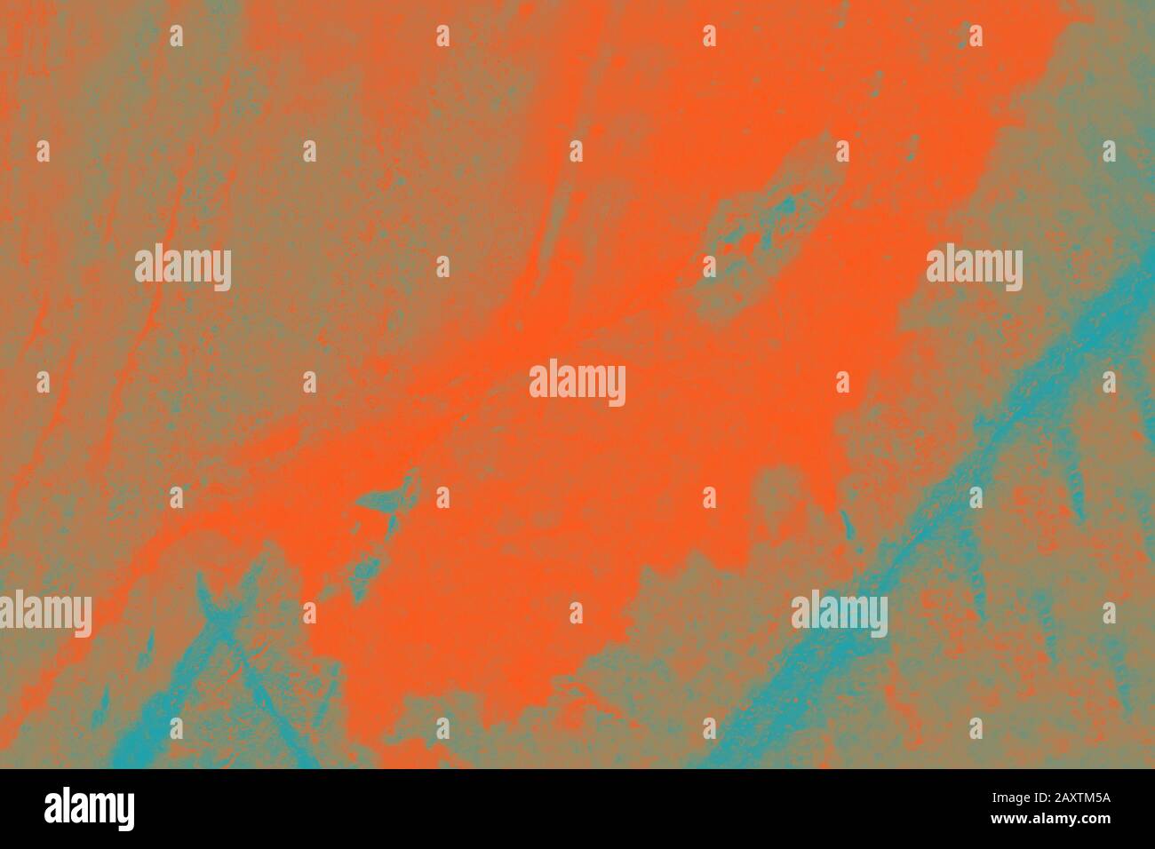 Lush lava and turquoise color frayed gradient texture abstract ...