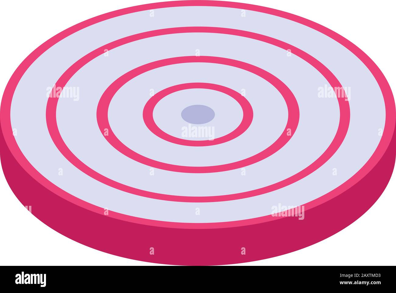 Sliced red onion rings Stock Vector Images - Alamy
