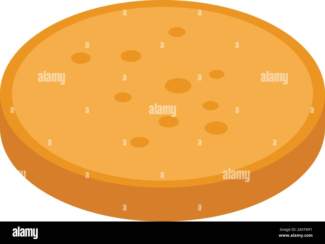 Middle burger bun icon, isometric style Stock Vector Image & Art - Alamy