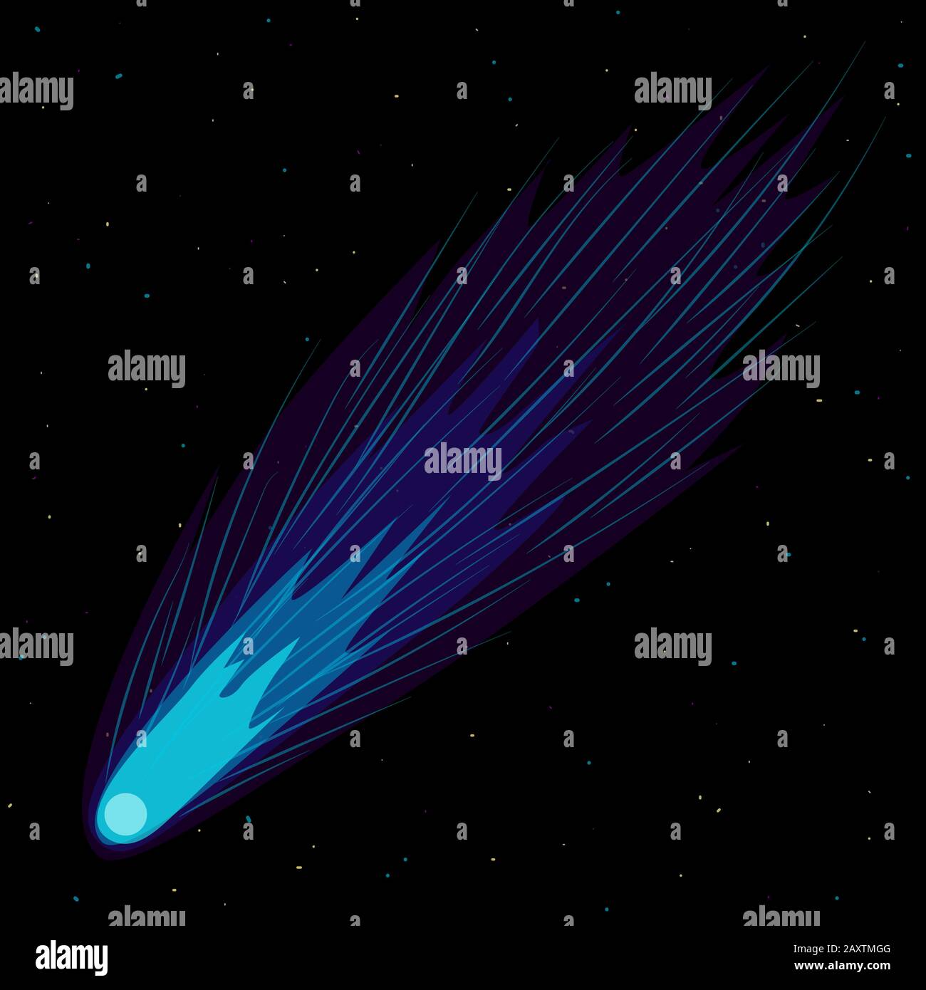 Illustration comet hi-res stock photography and images - Alamy
