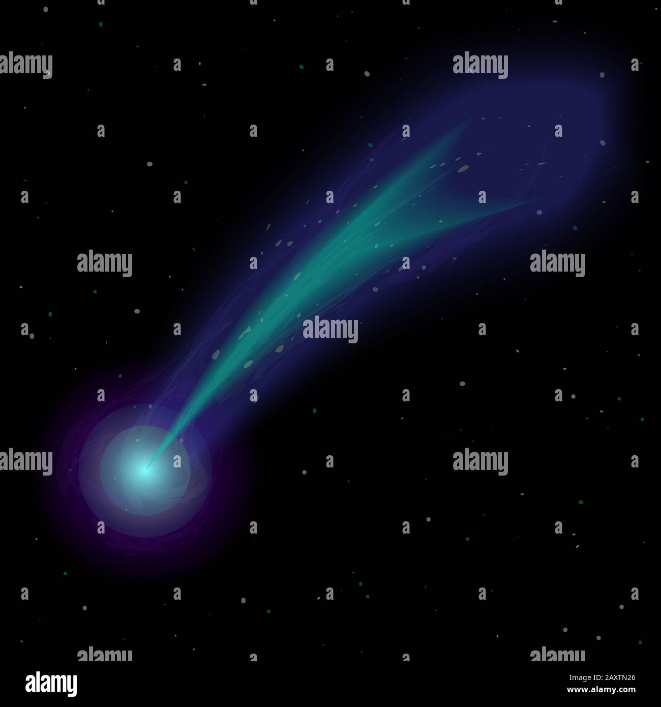 Interstellar gas and dust Stock Vector Images - Alamy