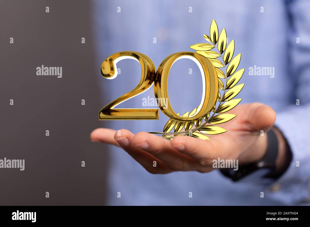 Golden number 20 hi-res stock photography and images - Alamy