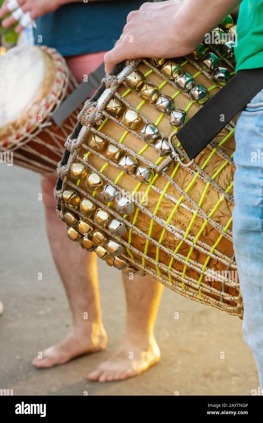 African drums hi-res stock photography and images - Alamy