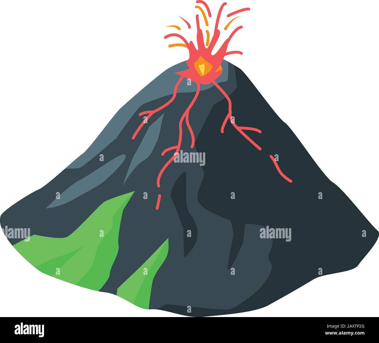 The etna volcano Stock Vector Images - Alamy