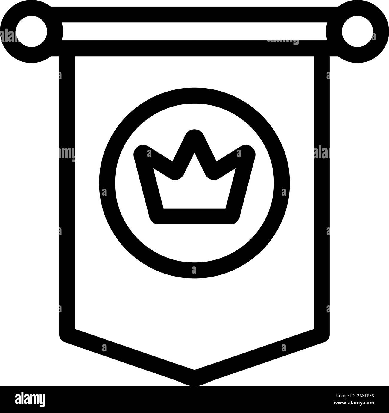 blazon Icon vector. Isolated contour symbol illustration Stock Vector ...