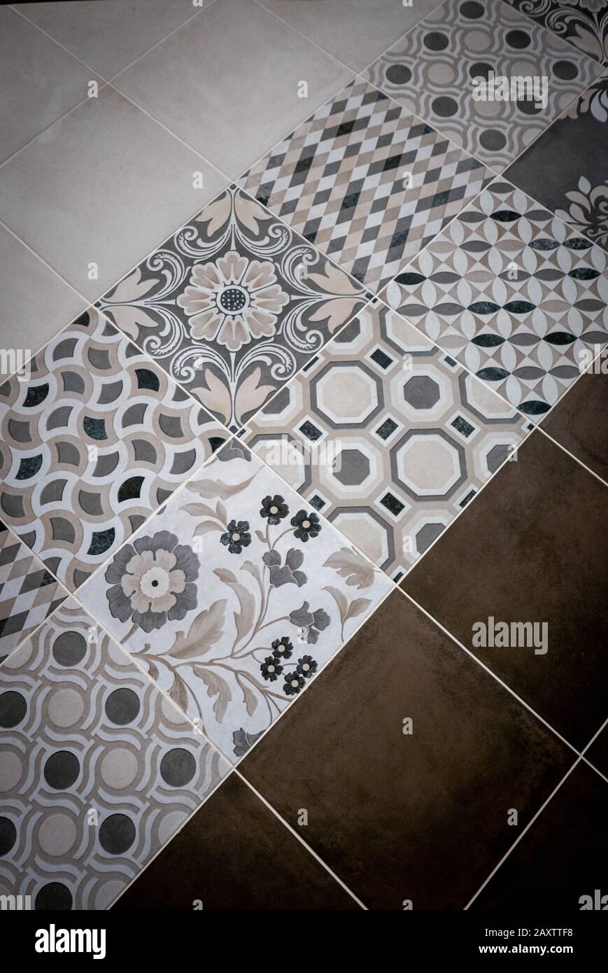 Ceramic tiles flooring - texture of natural ceramic floor Stock Photo ...