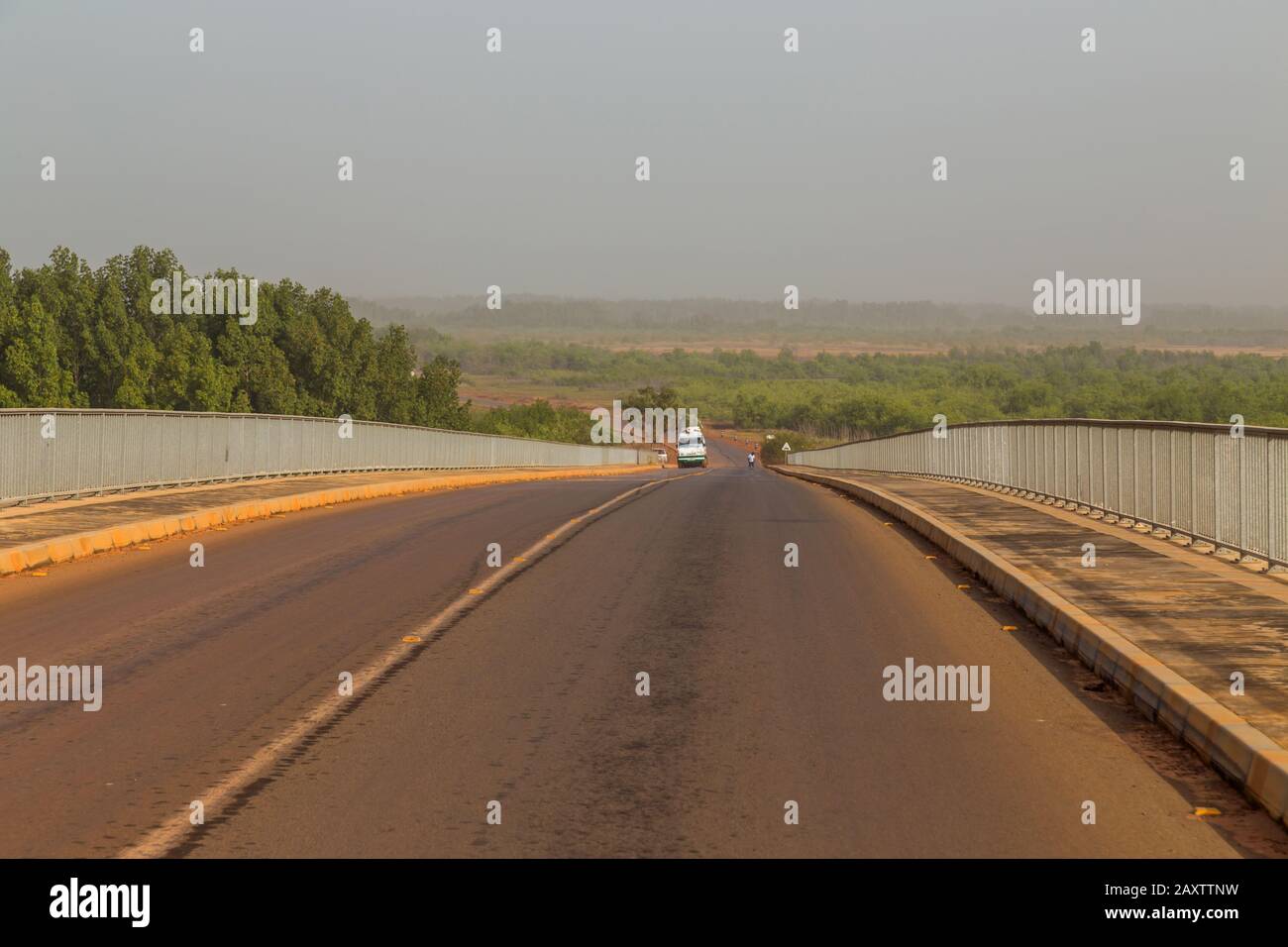 Old african bridge outside Bissau. Guinea-Bissau Stock Photo - Alamy