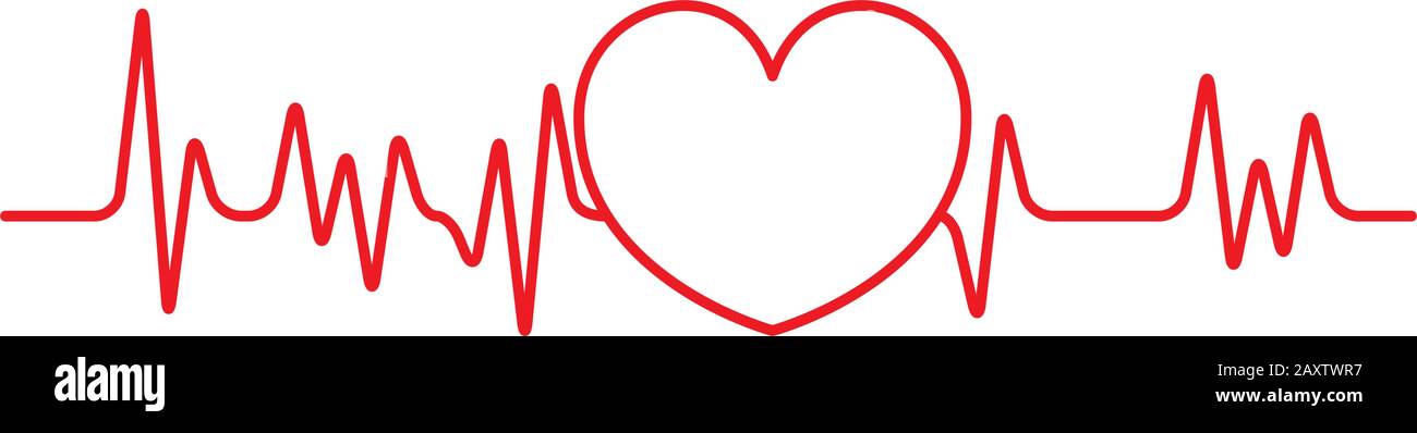 Art design health medical heartbeat pulse icon illustration Stock ...
