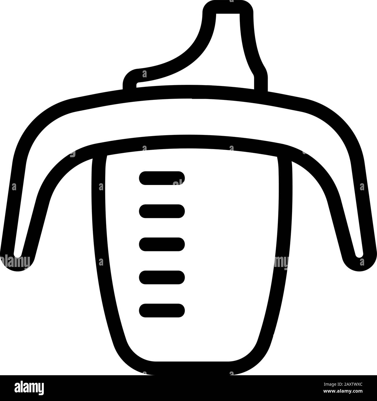 Eating baby kitchen icon is a vector. Isolated contour symbol ...