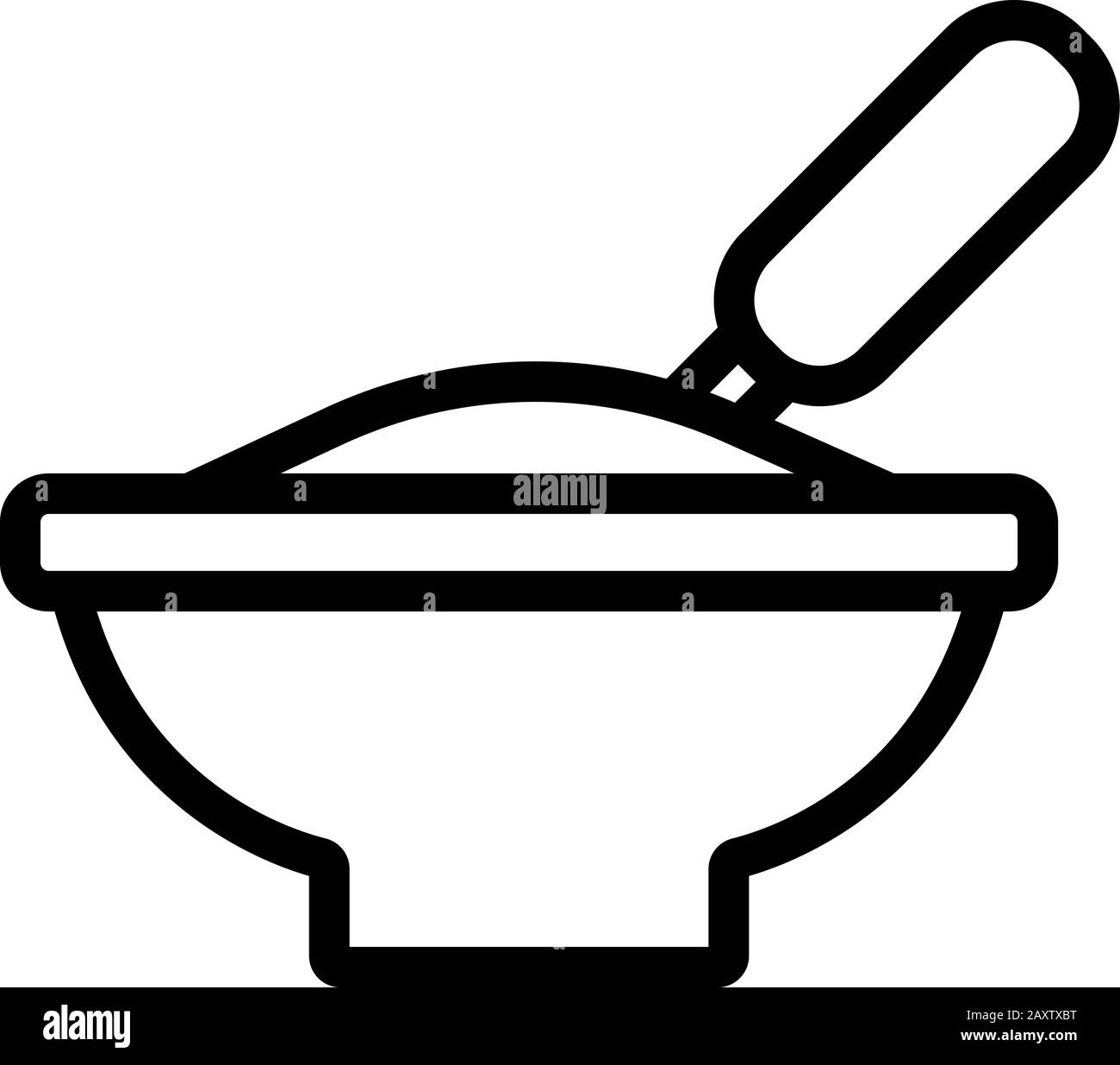 Eating baby kitchen icon is a vector. Isolated contour symbol ...