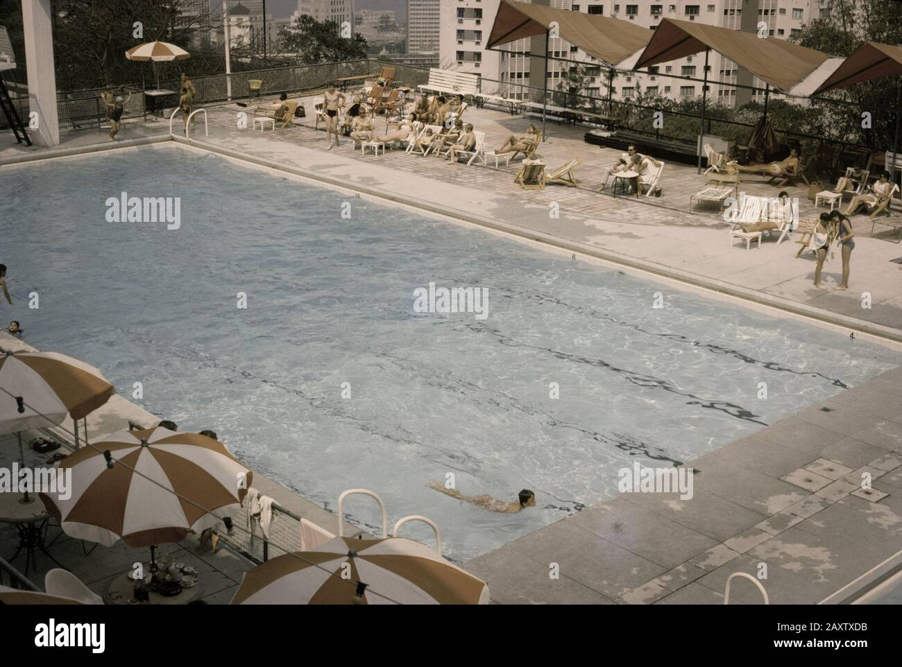 1970s swimming pool hi-res stock photography and images - Alamy