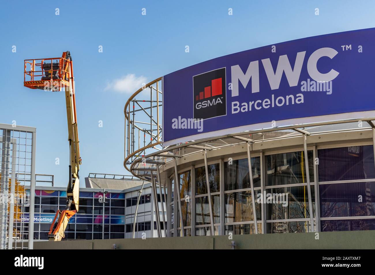 Mobile World Congress Barcelona Logo. The event has been cancelled ...
