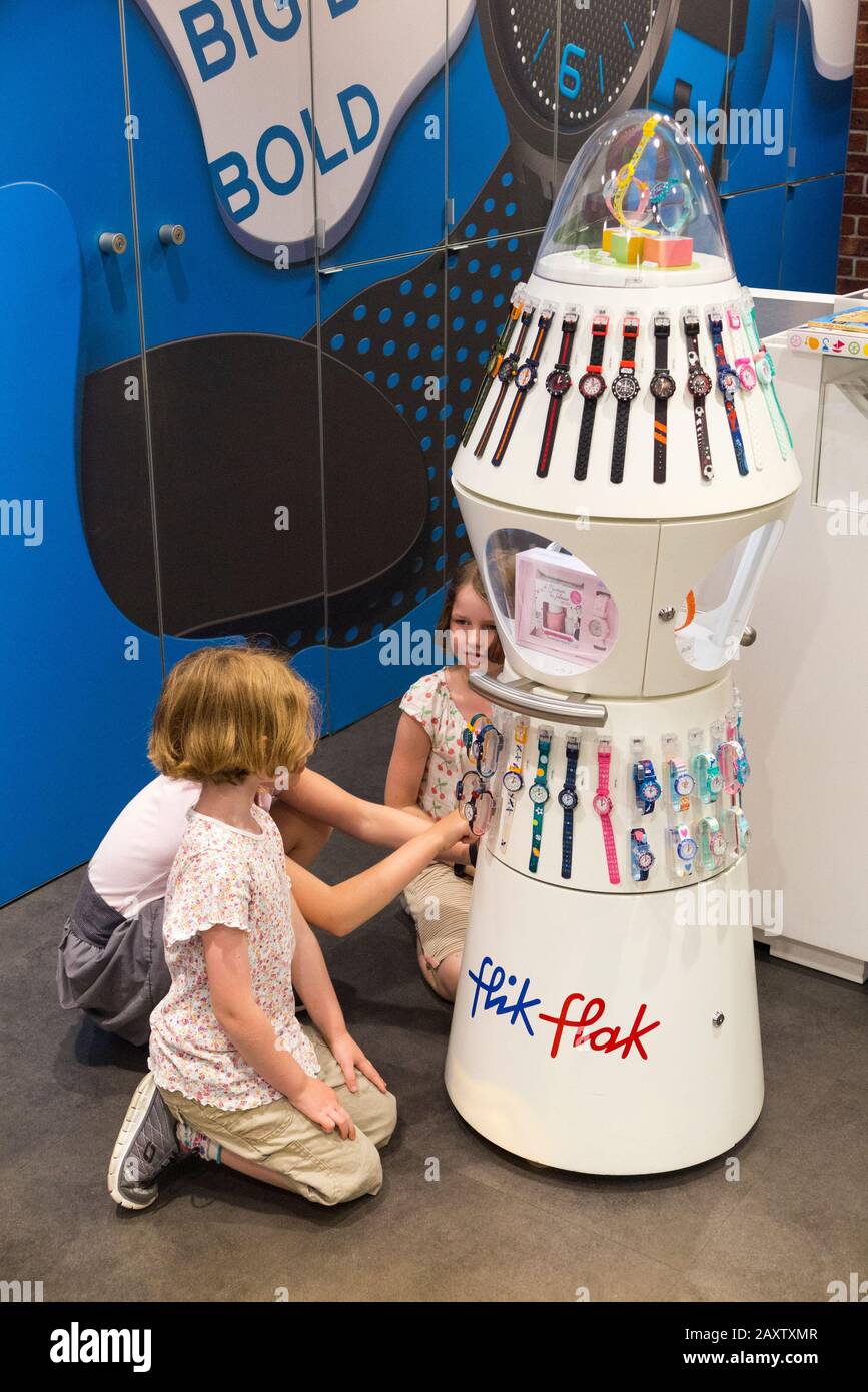 Girl telling time watch hi-res stock photography and images - Alamy