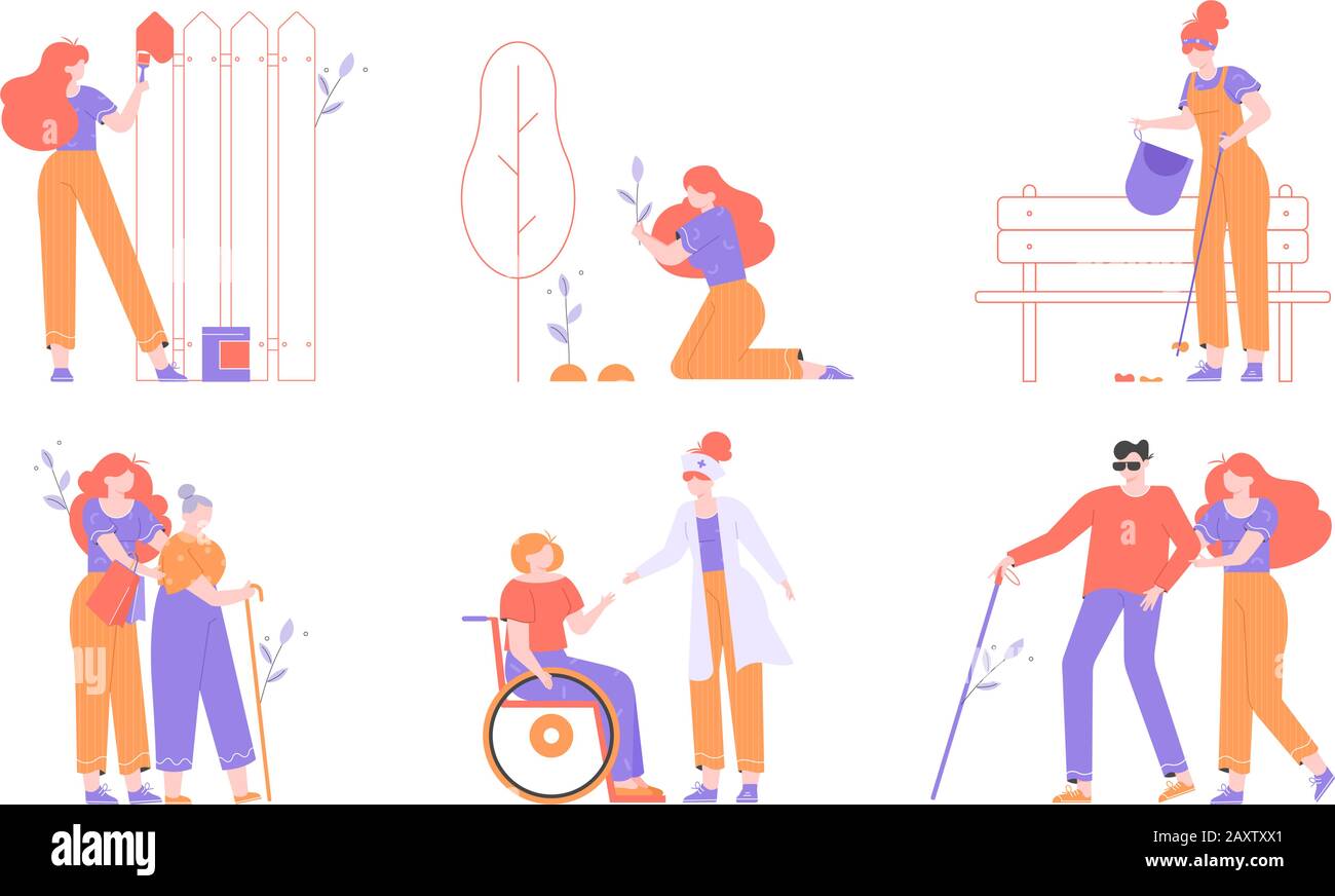 Caring for the environment and people Stock Vector Image & Art - Alamy