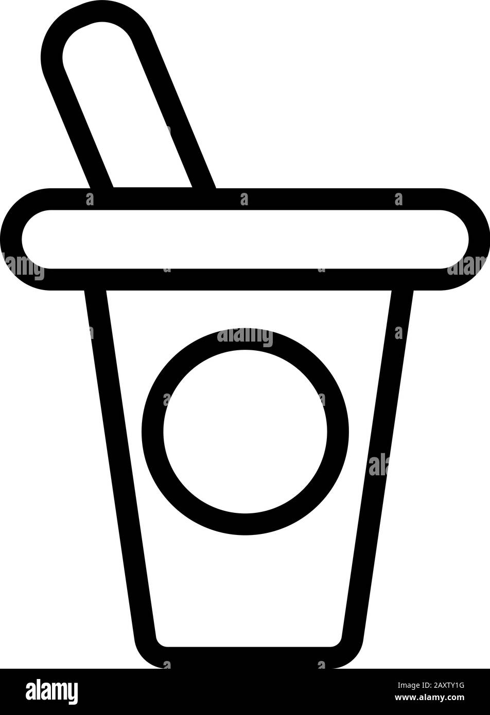 Eating baby kitchen icon is a vector. Isolated contour symbol ...