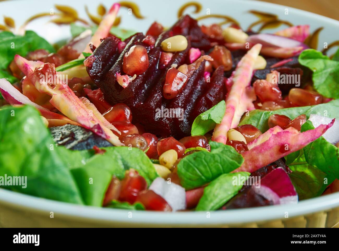 Sukkot Salad, Traditional Ashkenazic Israel recipe Stock Photo - Alamy