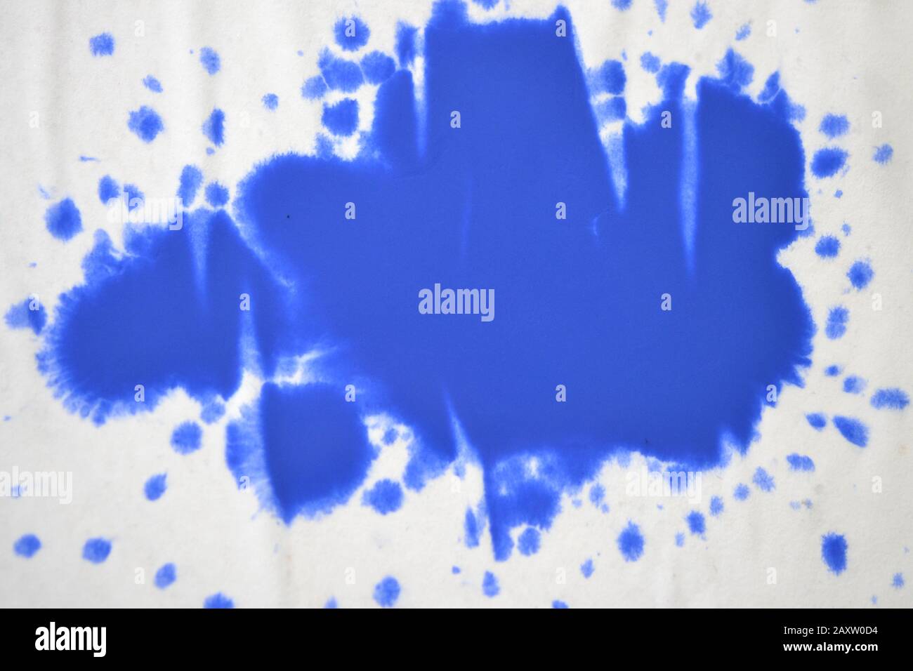 isolated large patches spots blots of splash Blue colors Stock Photo ...