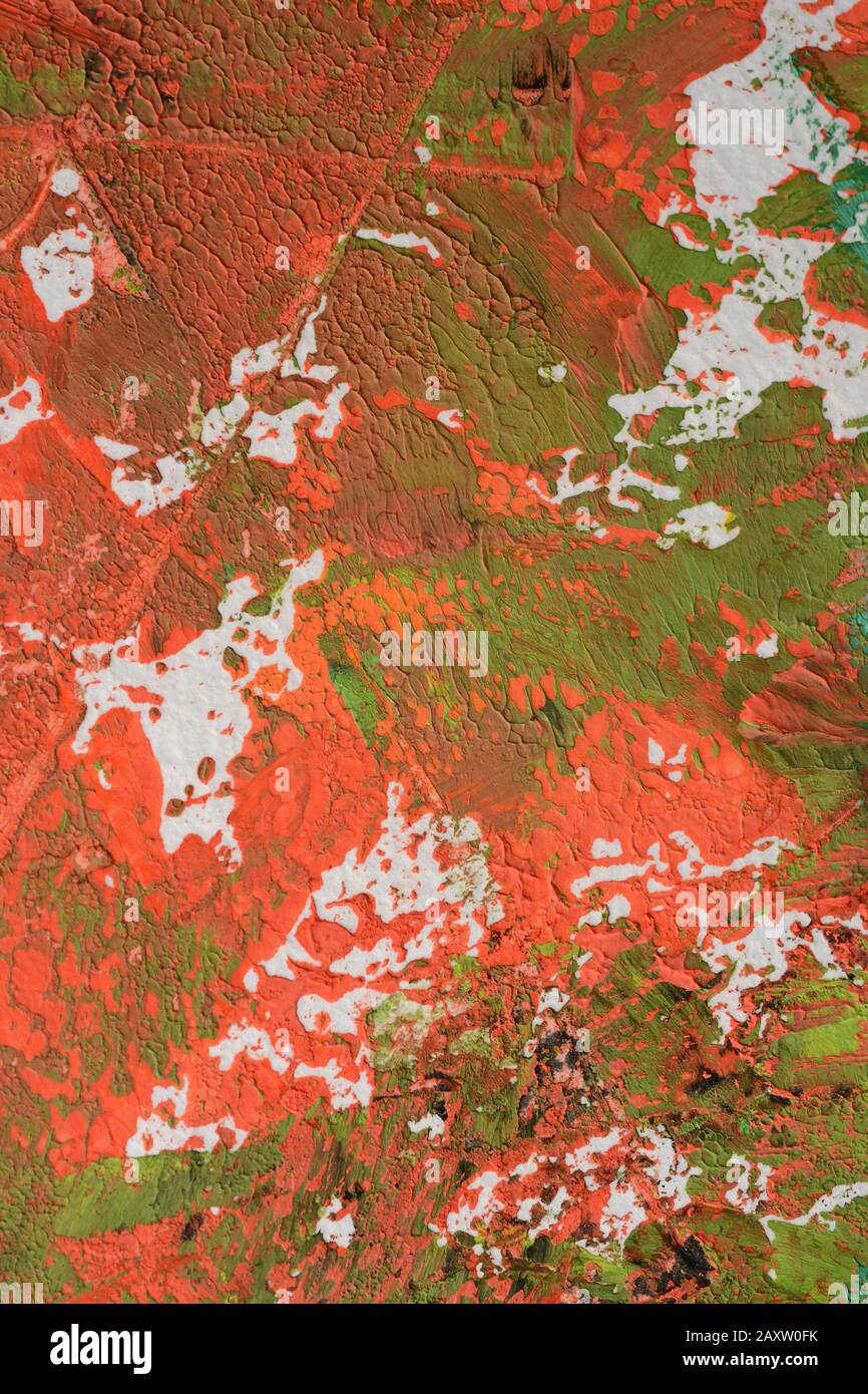 smeared ink on the paper abstract red theme Stock Photo - Alamy