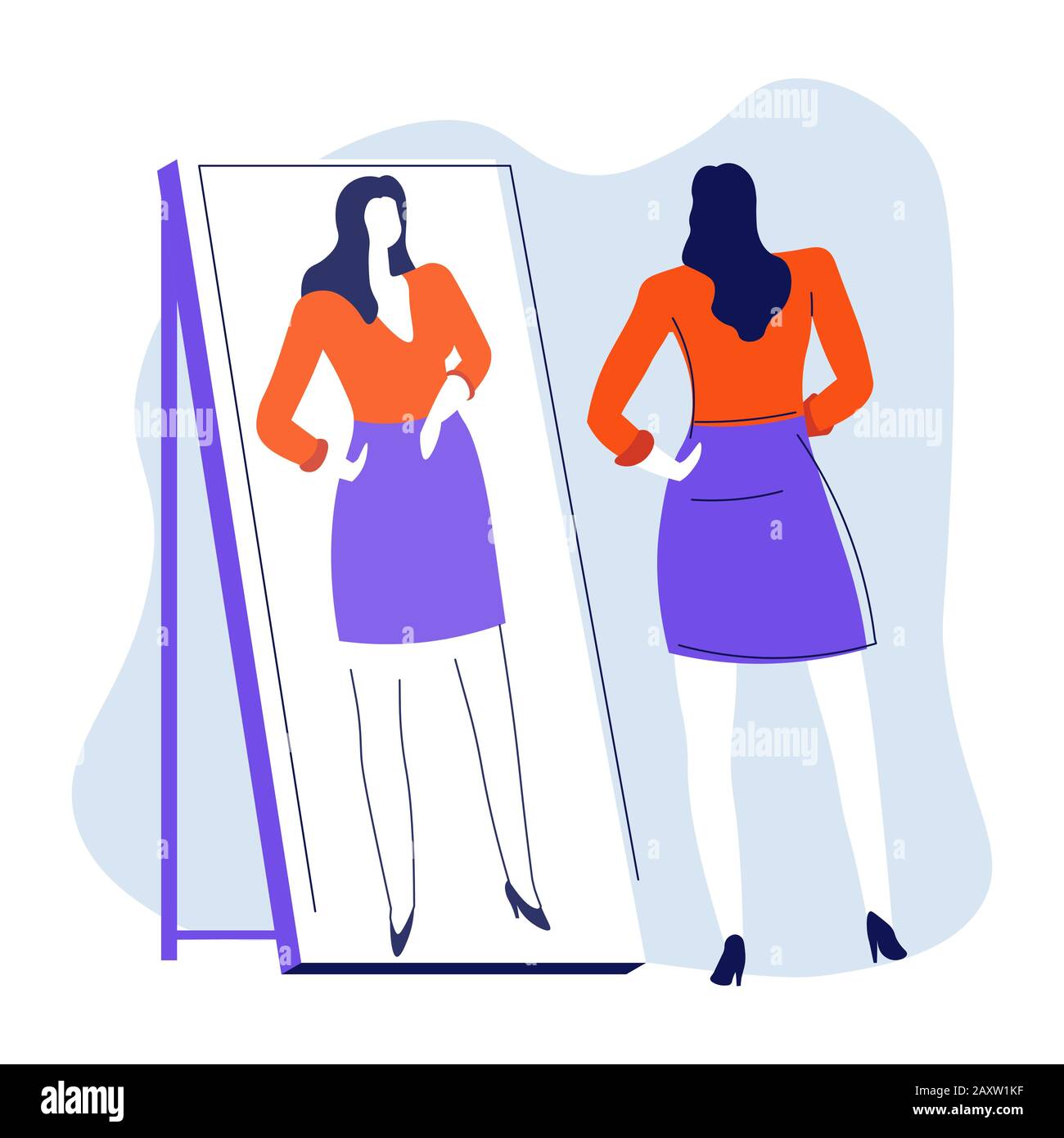 Mirror Reflection Clipart