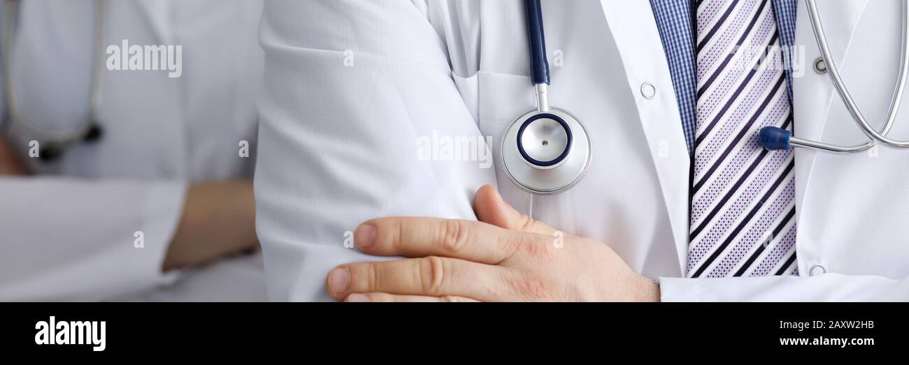 Doctors hand in suit hi-res stock photography and images - Alamy