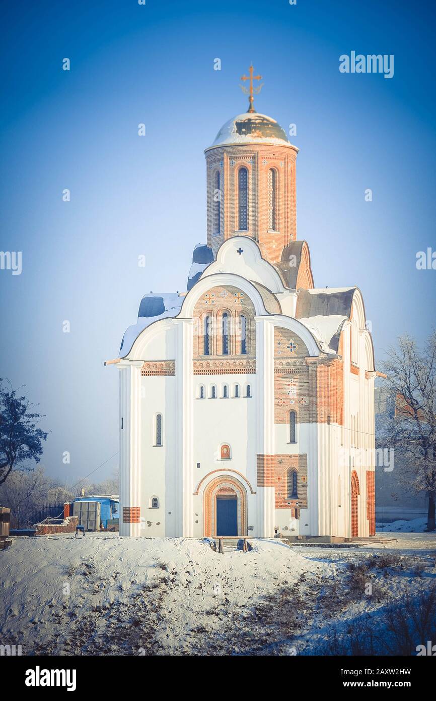 beautiful Christian church historical reconstruction of ancient style ...