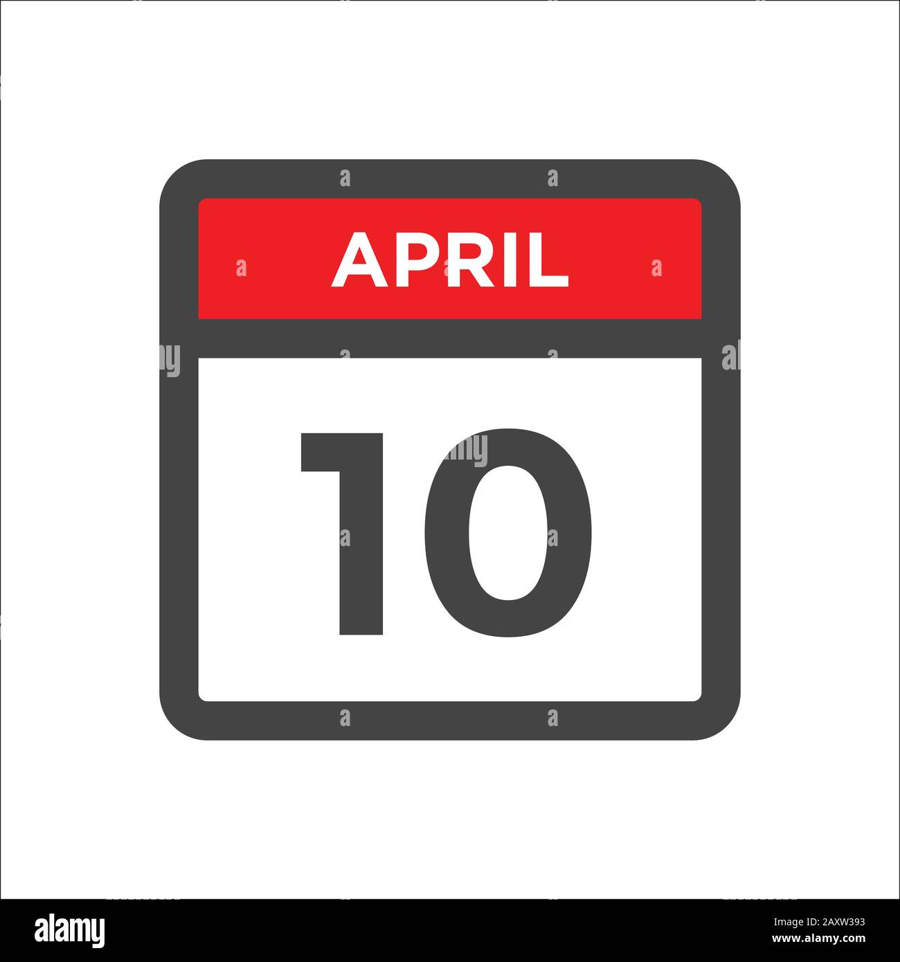 Tenth calendar Stock Vector Images - Alamy